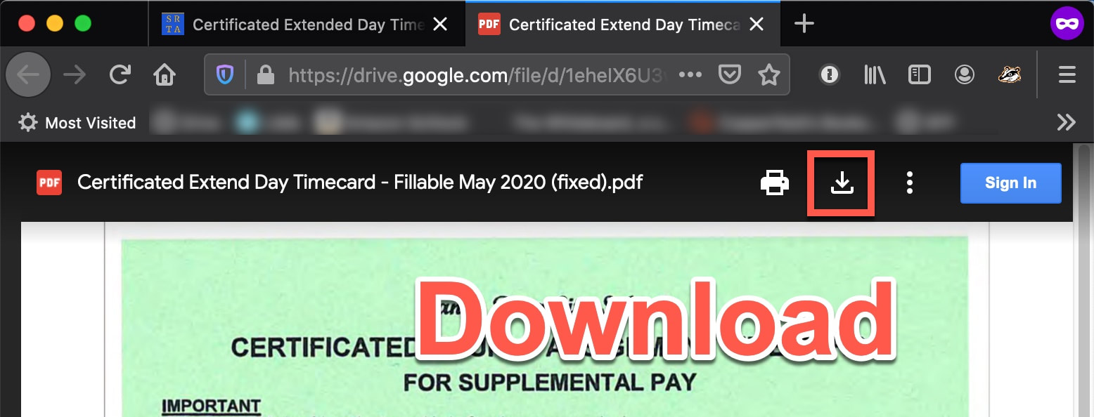 Extended Day Time Card – Santa Rosa Teachers Association